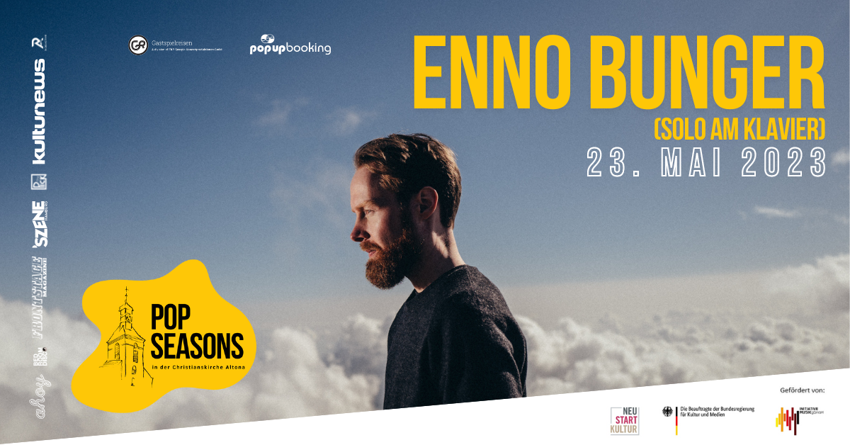 Frontstage Magazine präsentiert - Die Konzertreihe Pop Seasons mit Enno ...